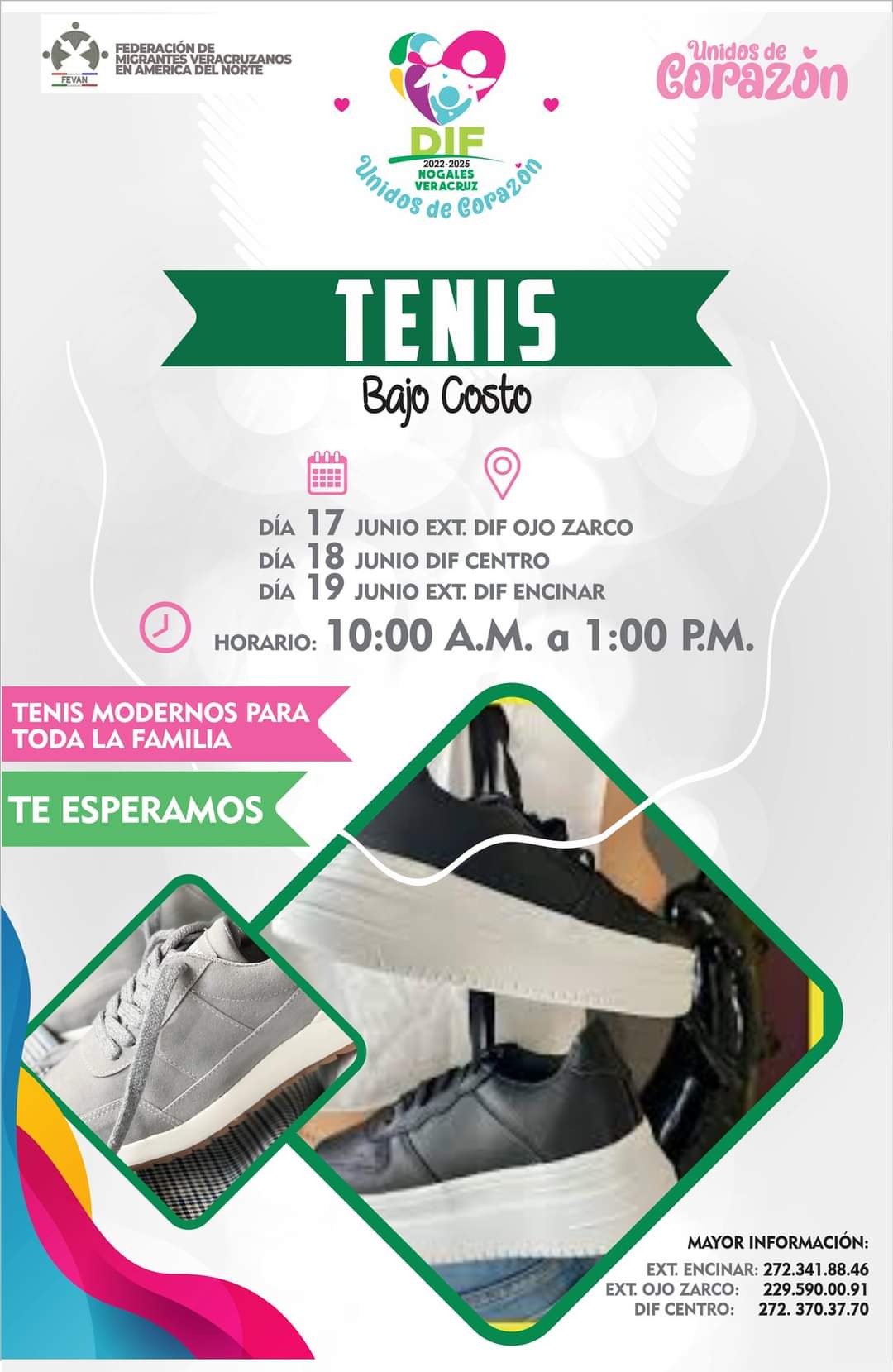 Ofrece DIF de Nogales a las familias, tenis y tinacos a bajo costo | El ...